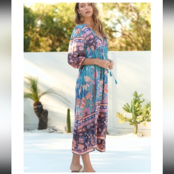 Jaase | Dresses | Bnwt Jaase Boho Gown Birds Xx | Poshmark